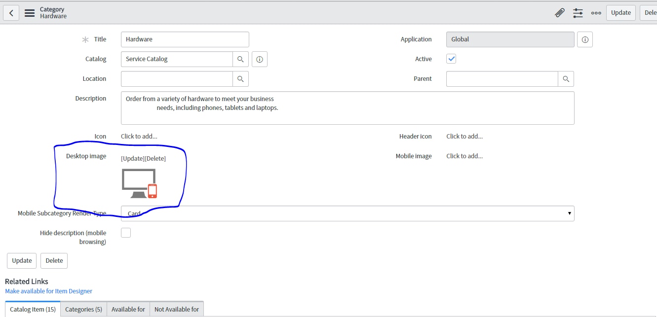 Solved: Service Catalog icons - ServiceNow Community