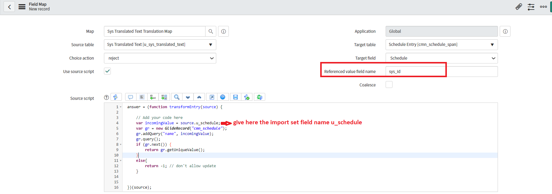 How to compare string field with reference field i... - ServiceNow Community