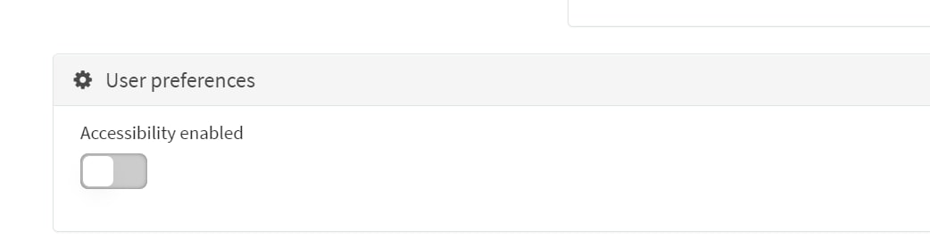 Solved: What does the "Accessibility enabled" do on the Se ...