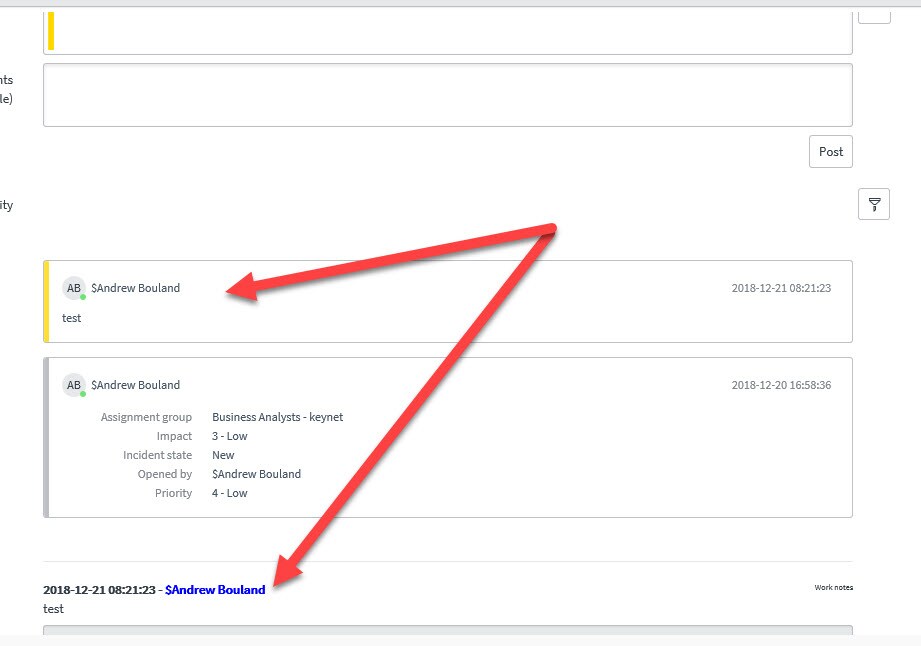Solved: "Comments and Work notes" field? - ServiceNow Community