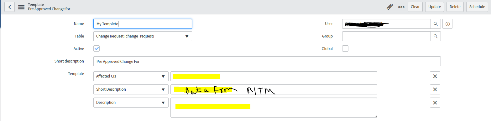 Pre Approval Request for change - ServiceNow Community