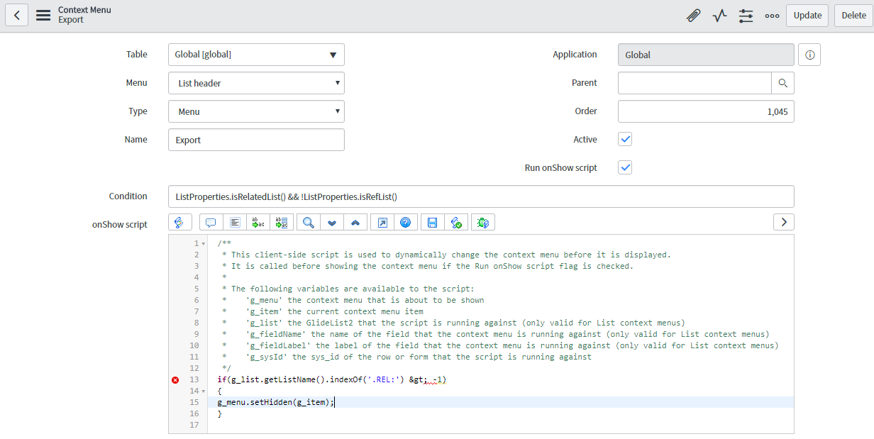 Solved: Export Related List - ServiceNow Community
