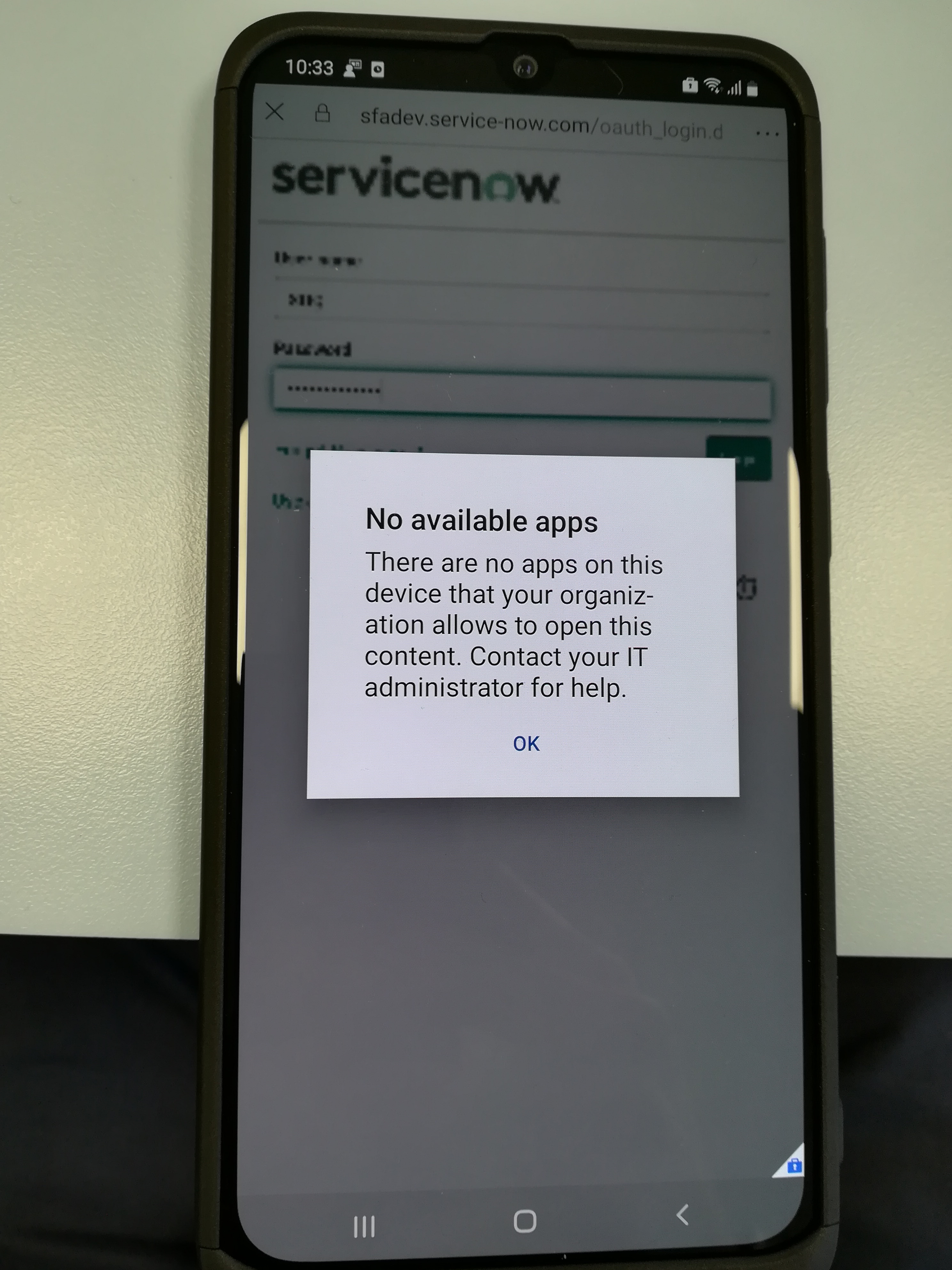 Solved: Now Mobile in Microsoft Intune - ServiceNow Community