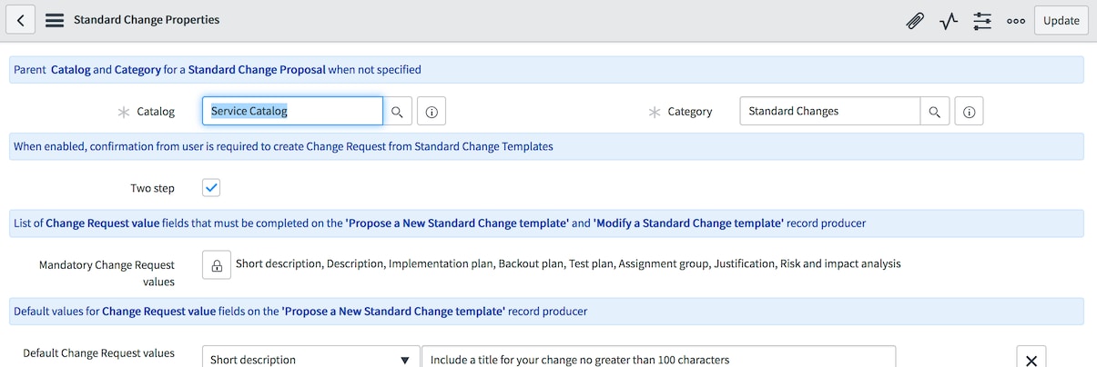 Solved: Users unable to modify fields on Standard Change P ...