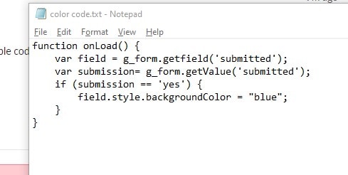How to change variable background color - ServiceNow Community