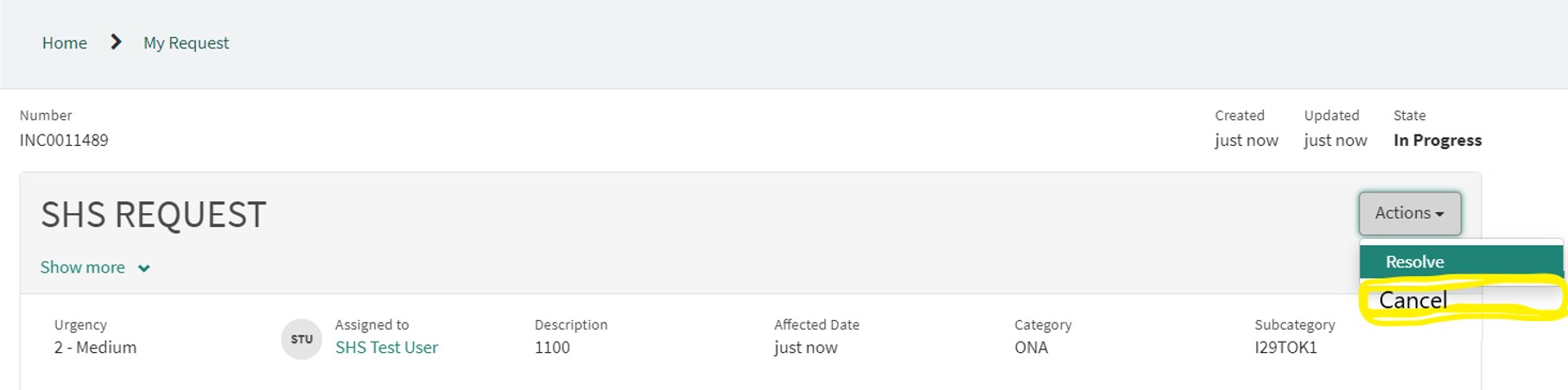 Solved: I want to create an option for the Cancel button u ...