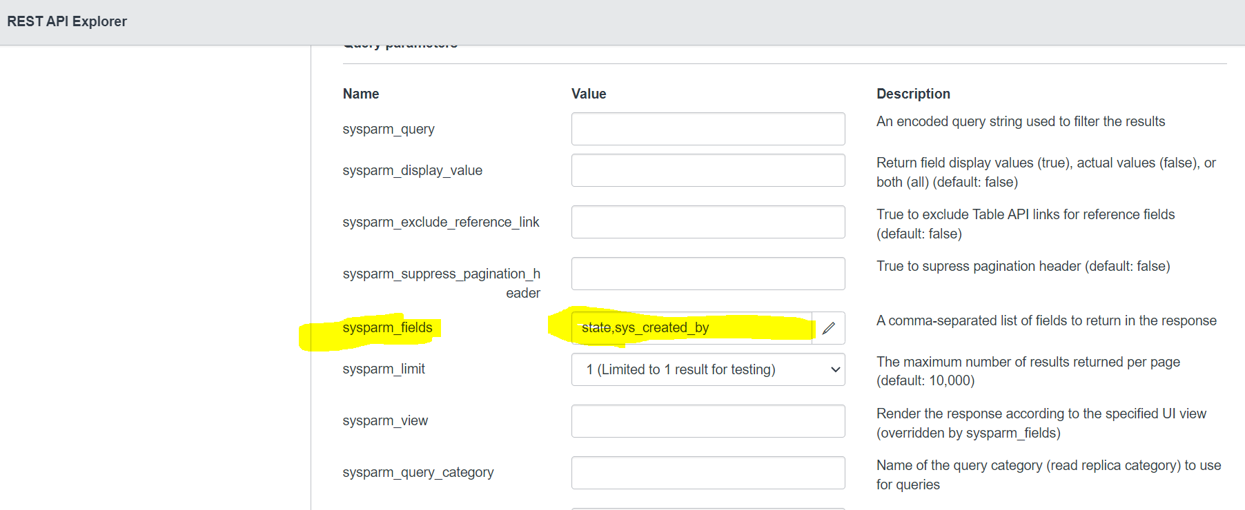 How to fetch specific columns in response using sc... - ServiceNow ...