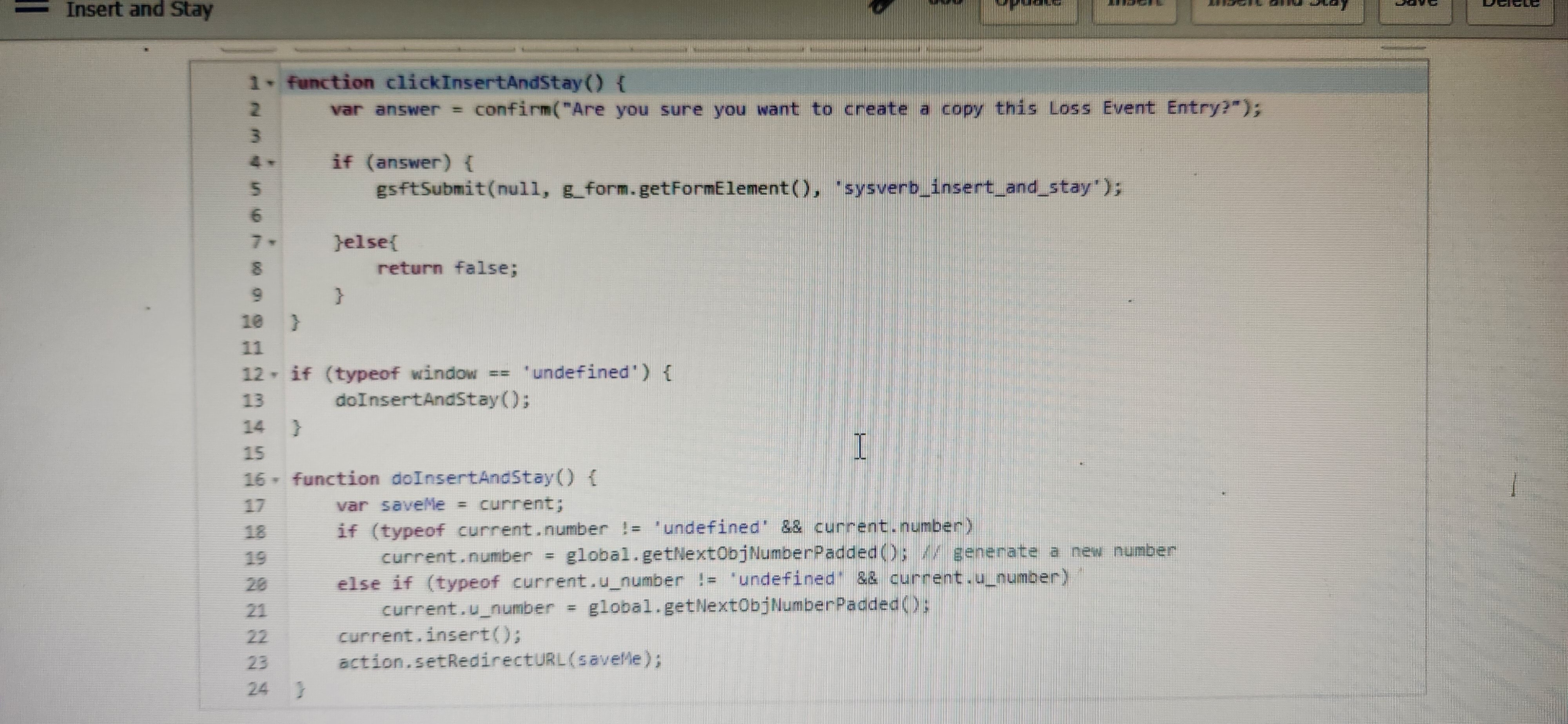 Insert and stay number is not incrementing. - ServiceNow Community