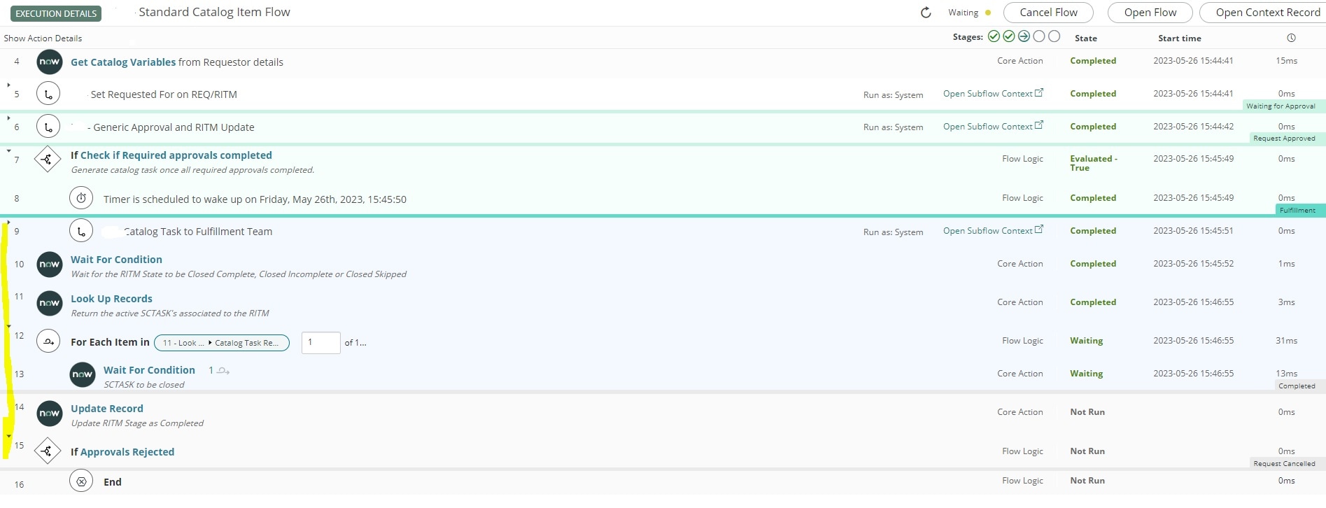 Solved: Task closure validation in flow before closing RIT... - ServiceNow Community