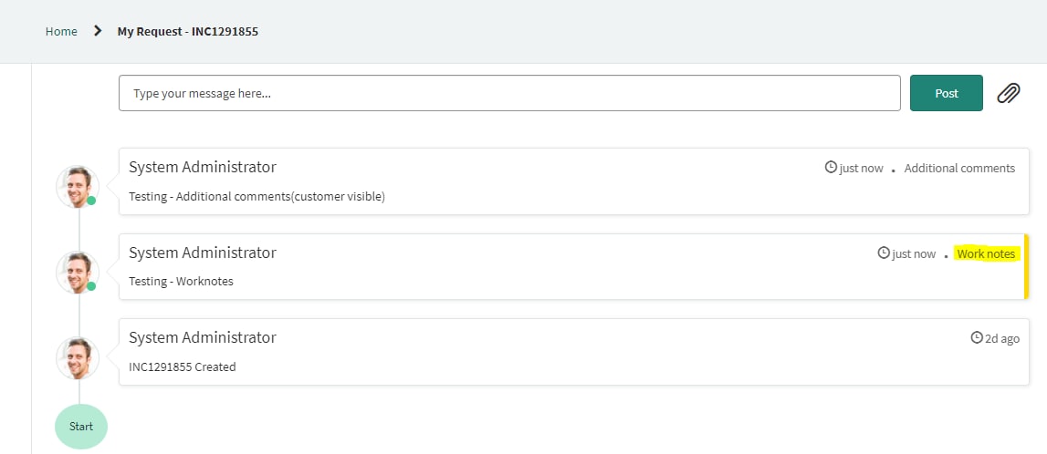How to hide the worknote for all users in Service ... - ServiceNow ...