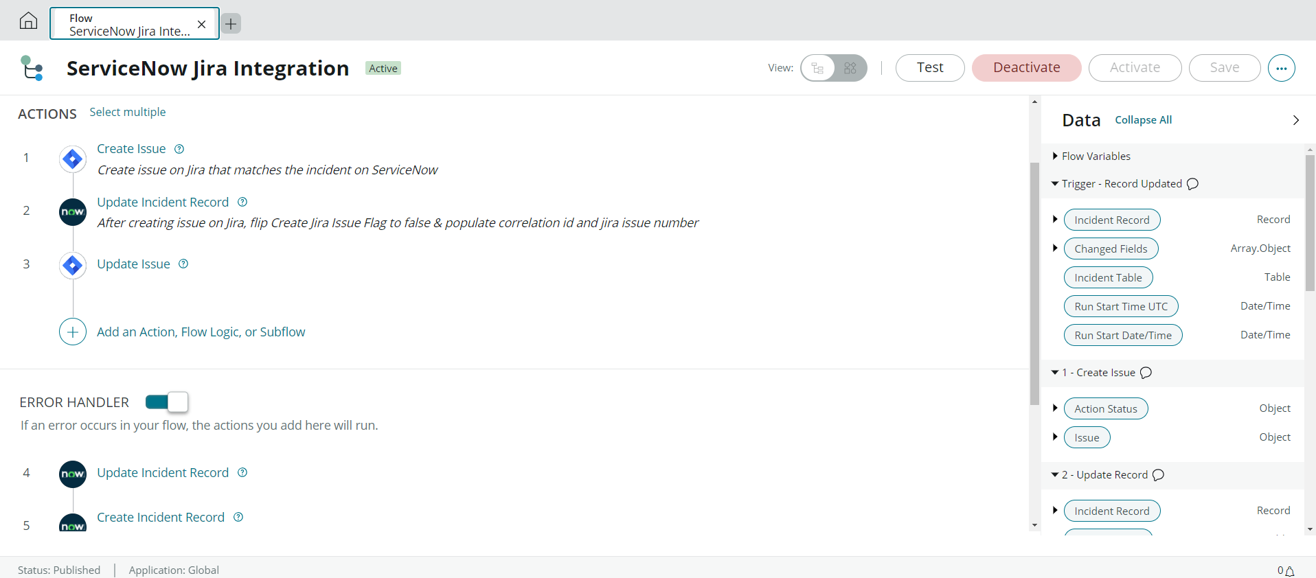 Solved: Error handling section is not running in flow desi ...