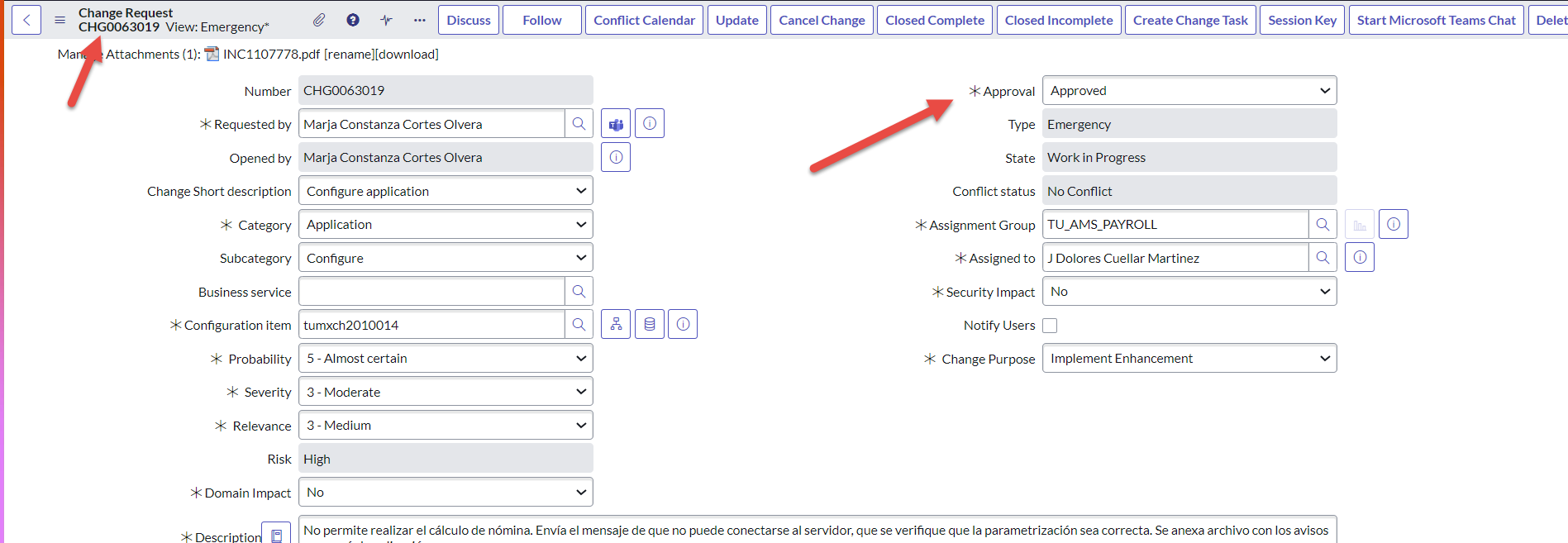 Solved: Re: How to Approval synchronized between Change Re ...