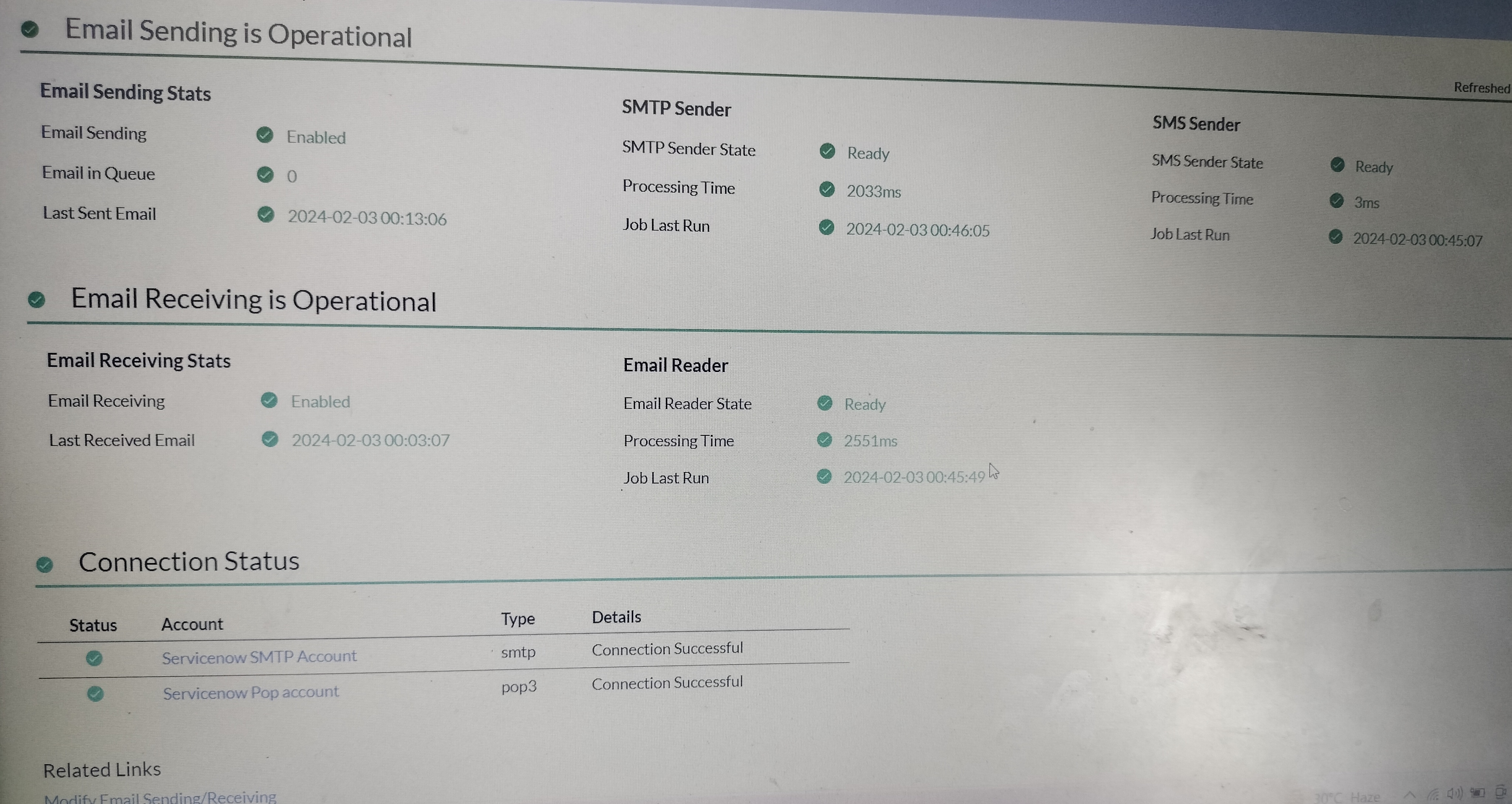 Email send ignored - ServiceNow Community