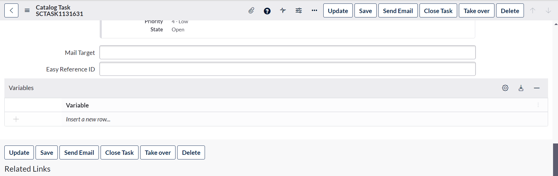 Solved: Catalog Item variables not displaying in SCtask - ServiceNow ...