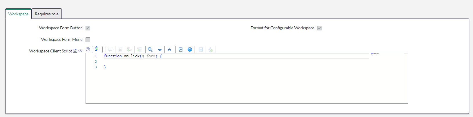 UI Action Workspace Client Script - ServiceNow Community