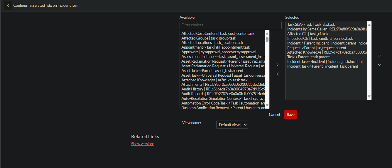 Solved: Request-Related List not showing incident records - ServiceNow ...