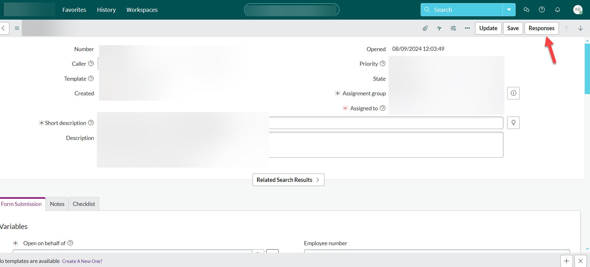 Solved: Some users can see Responses button, some cannot - ServiceNow ...