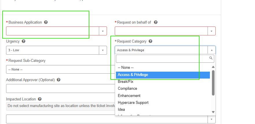 Need to hide access & privilege option of request ... - ServiceNow ...