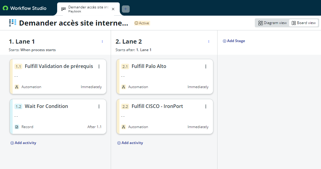 Triggering an RITM2 on Lane2 with the closure of a... - ServiceNow ...