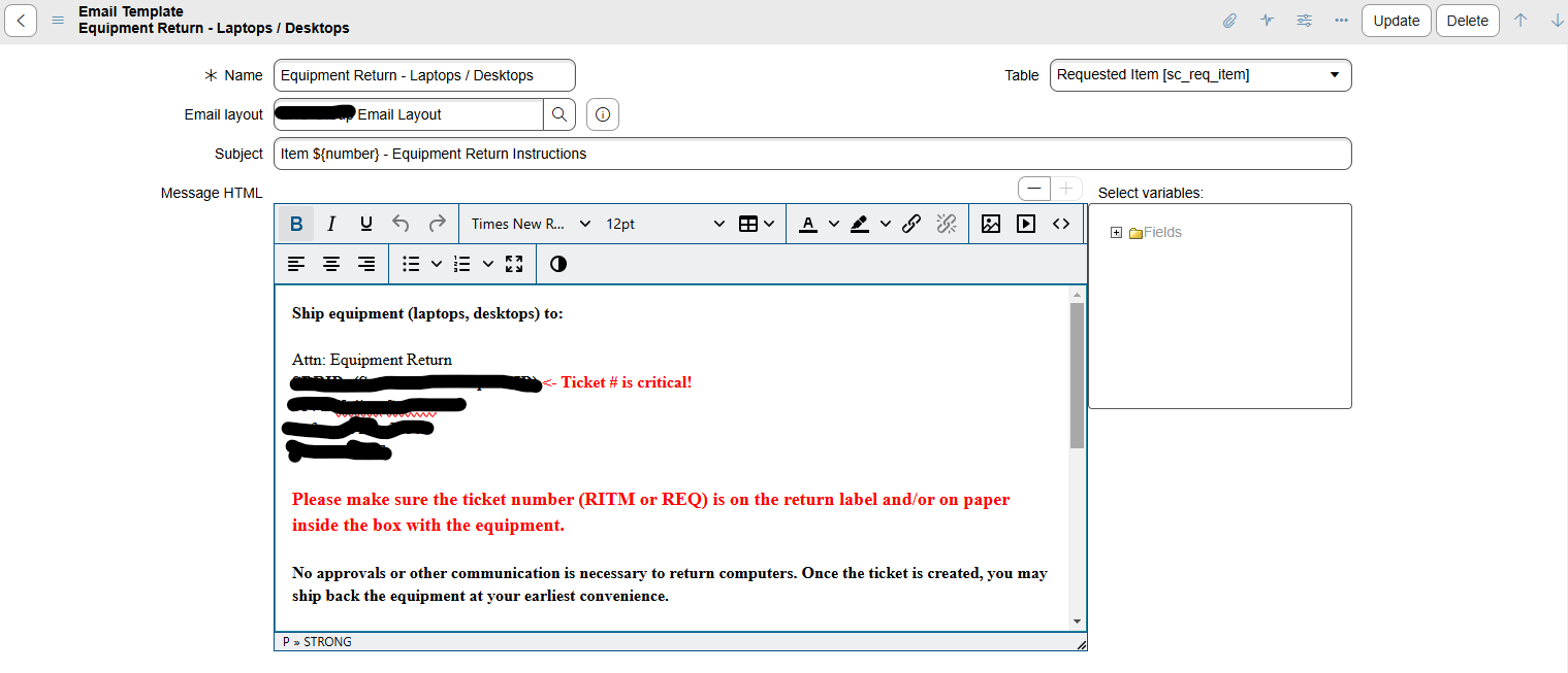 Sending communication from Flow Designer using an... - ServiceNow Community