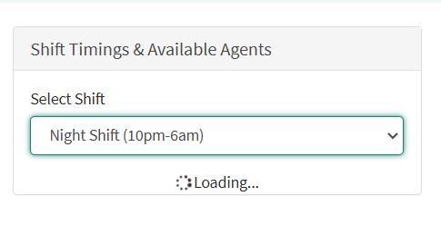 Display shift timings and available agents on port... - ServiceNow ...