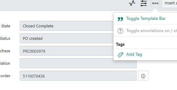Solved: Additional Actions" menu or three dots "..." on a ...