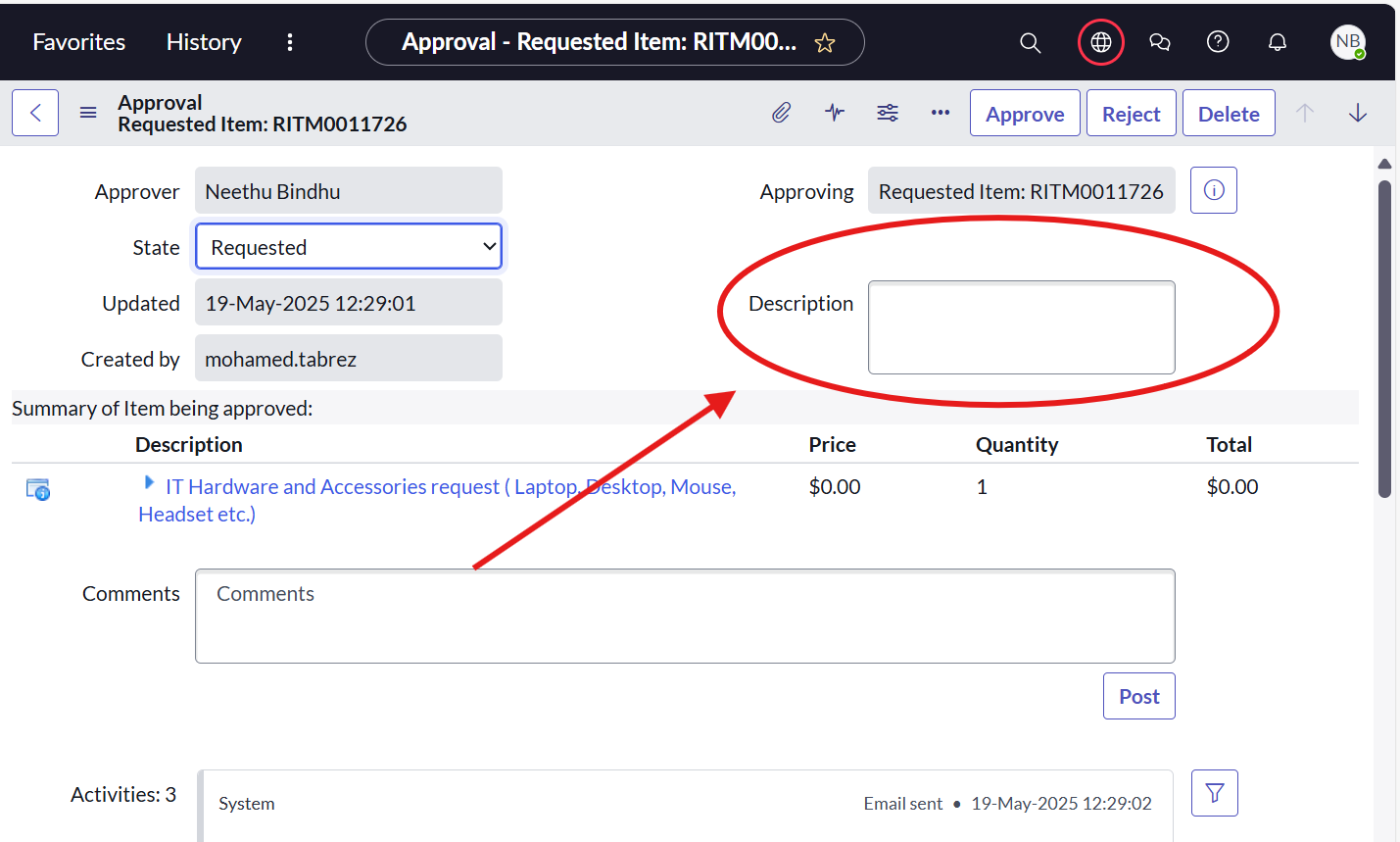Want to show RITM variable in the sysapproval_appr... - Page 3 ...