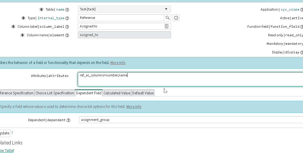 Solved: Field typeahead configuration - ServiceNow Community