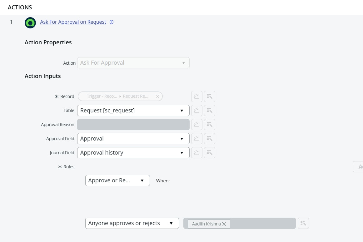 WHEN SC_TASK(REQ) RECORDE CREATE , Request state ... - ServiceNow Community