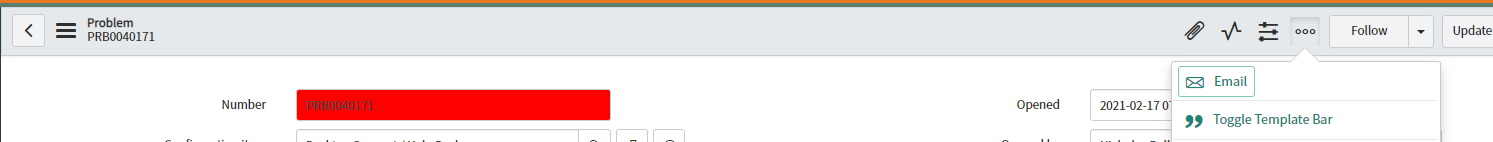 Solved: Adding Email Client to Toggle Bar on Project Form - ServiceNow ...