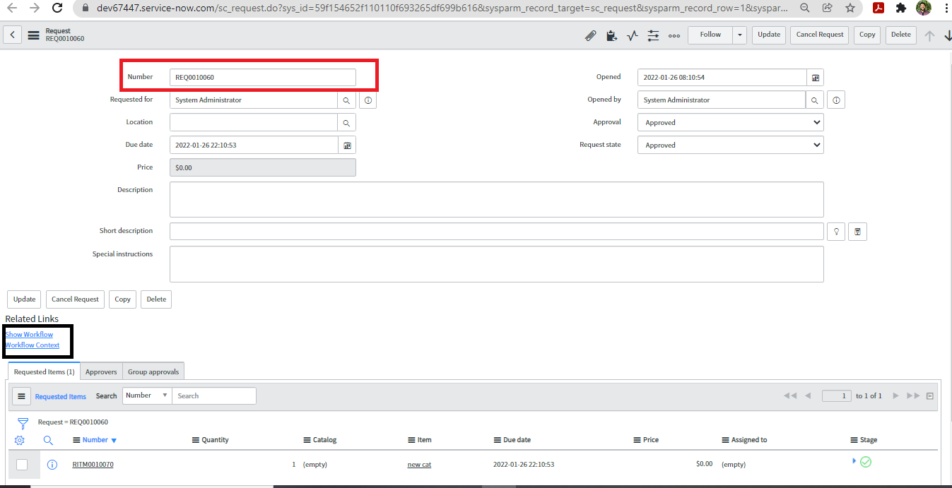 How to configure sc_request stage which is auto ap... - ServiceNow ...