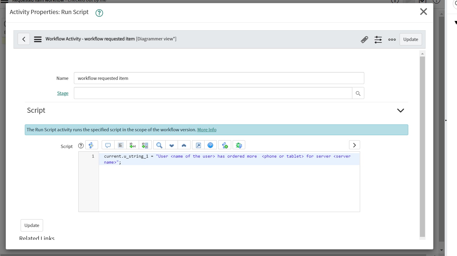 Solved: How can I print out the message in the system log ... - ServiceNow Community