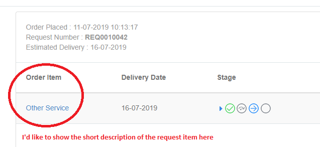 Solved: Change service portal order status screen - ServiceNow Community