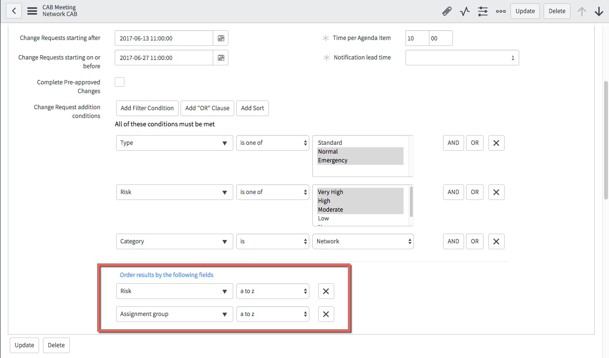 Solved: CAB Workbench- Ordering Agenda Items - ServiceNow Community