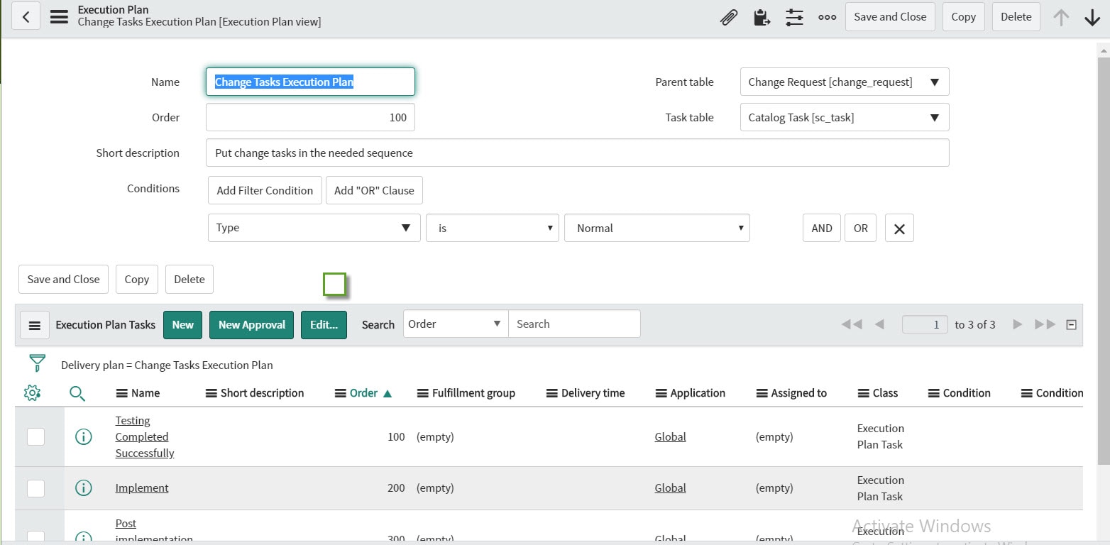 Solved: Is there a way for change tasks to be generated in ...