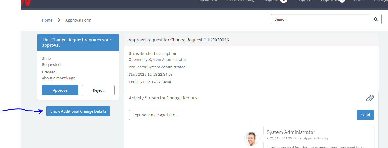 Custom Widget To Show Additional Change Request De... - ServiceNow ...