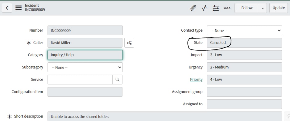 Convert an Incident to a Service Request Approach ... - ServiceNow ...