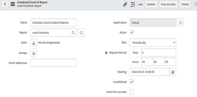 Conditional Scheduled Report to run only on certai... - ServiceNow ...