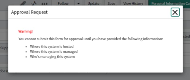 Complex Mandatory Fields using a Modal Dialog Box - ServiceNow Community