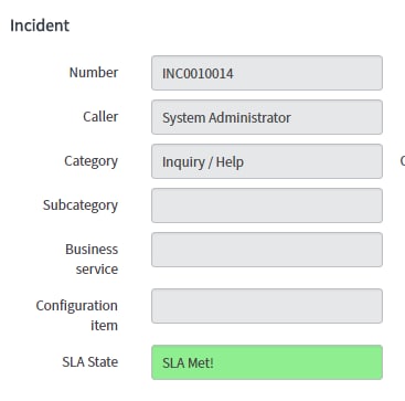 Solution - Changing field style by SLA state - ServiceNow Community