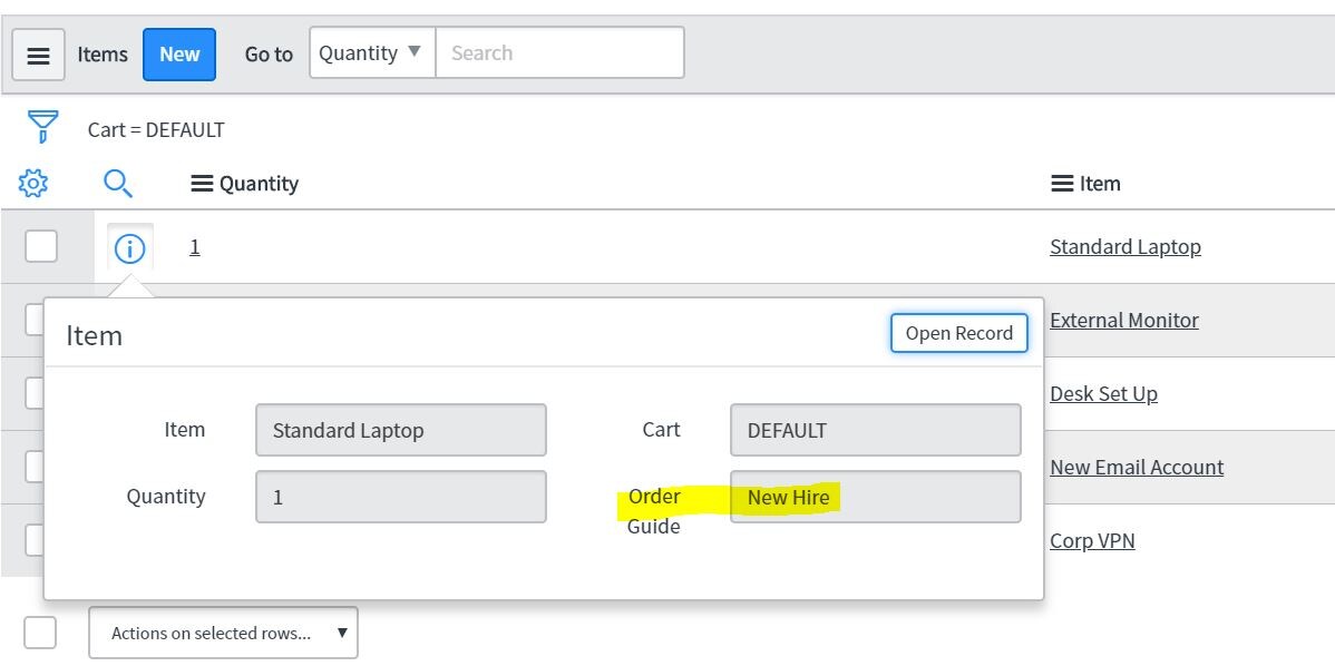 Set Order guide name on your Request table - ServiceNow Community