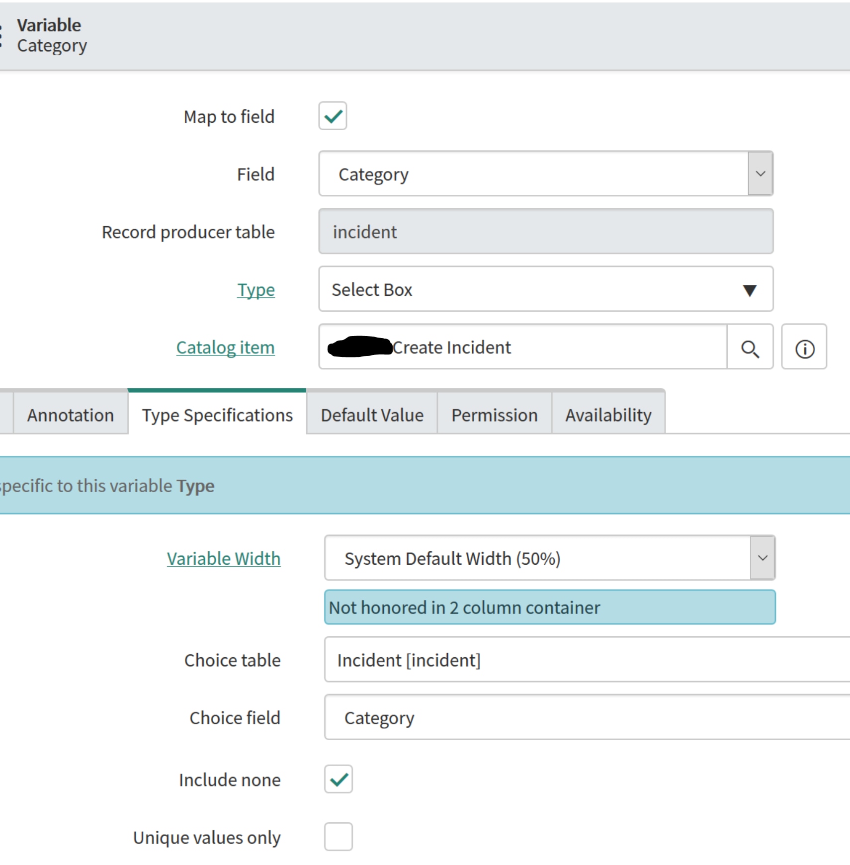 Category-Subcategory dependency in Service Catalog... - ServiceNow ...