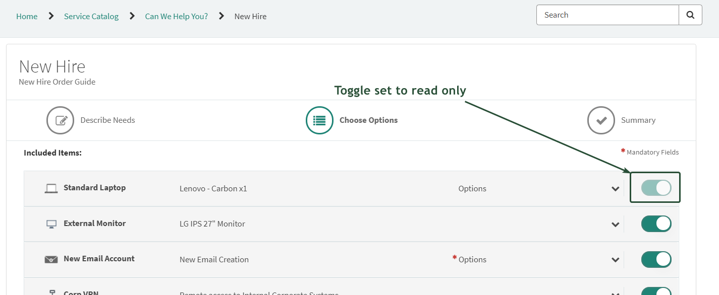 Mandatory Rule Base in Order Guides - ServiceNow Community