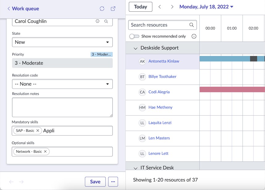 Work Scheduler extension points in Workforce Optim... - ServiceNow ...