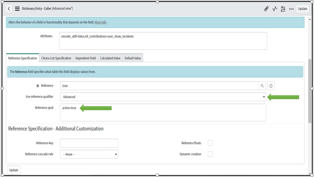 Reference Qualifier - ServiceNow Community