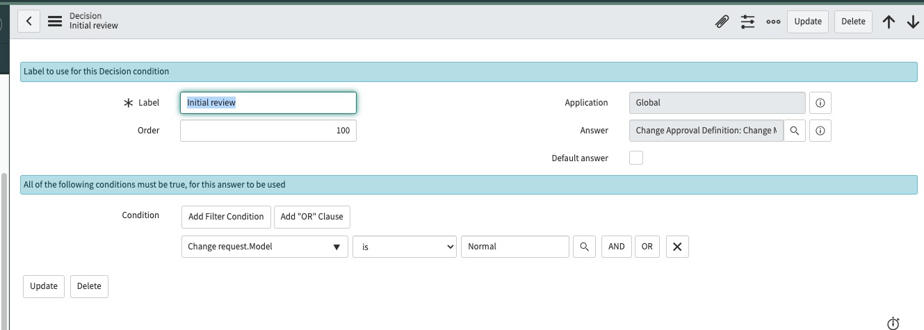 CIS-ITSM Simulator Task 19 Change Approval Policie... - ServiceNow ...