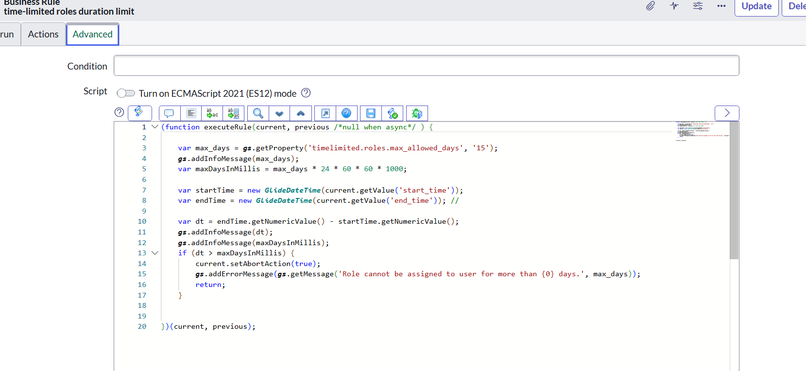 Business Rule not working as expected in Time-Limi... - ServiceNow ...