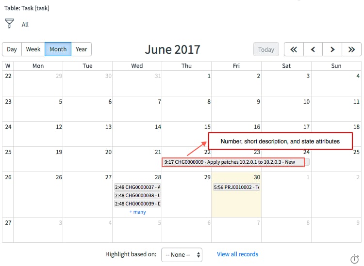 解決済み: ダッシュボードカレンダーに表示される項目の追加の方法について - ServiceNow Community