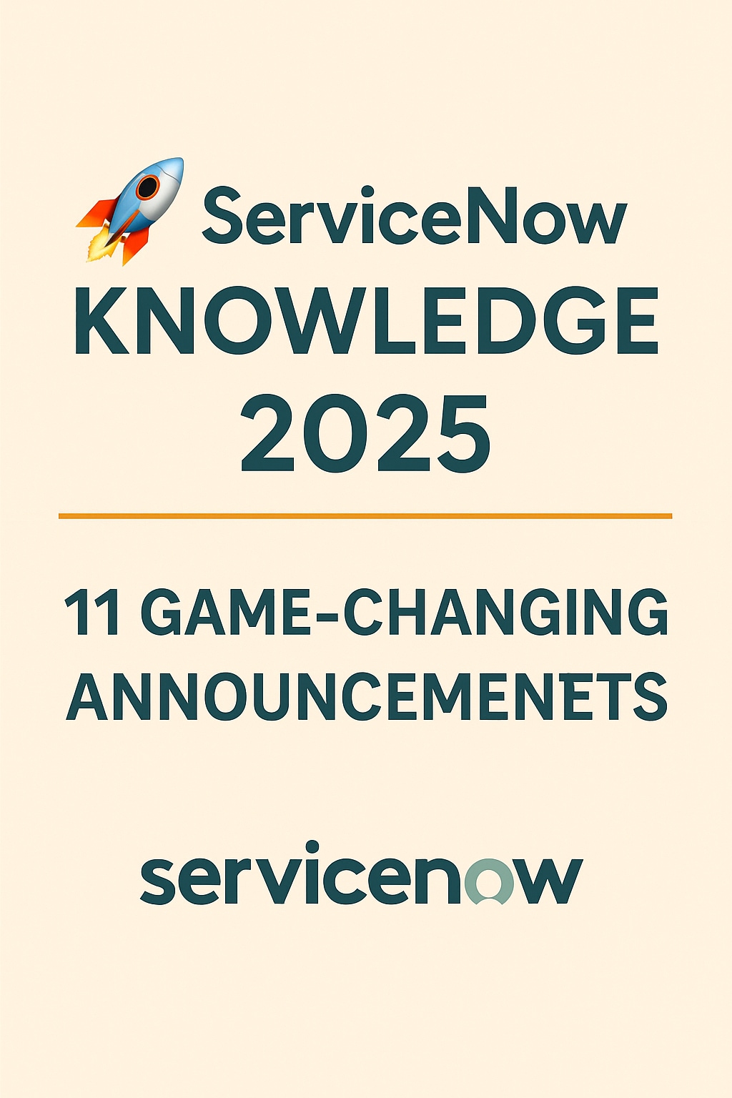 Knowledge 2025 - ServiceNow Community
