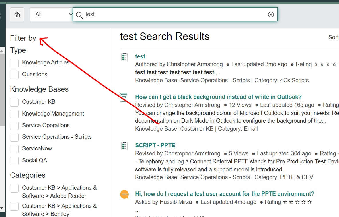 KCS Confidence level visibility (Validated / not v... - ServiceNow ...